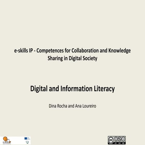 Digital and Information Literacy | PDF