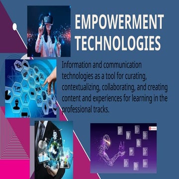Empowerment Technologies Grade 11 Quarter 1 Lesson 1 | PPTX