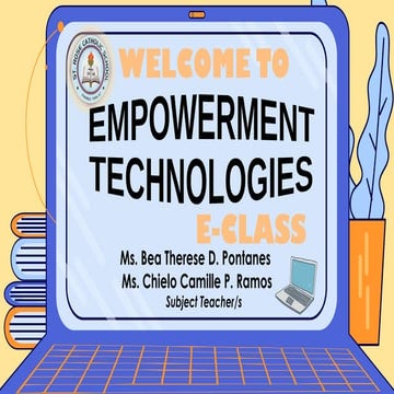 EMPOWERMENT TECHNOLOGIES POWERPOINT PRESENTATION LESSON 1 | PPTX