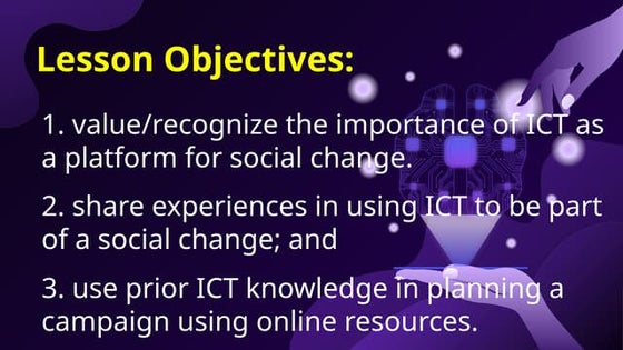 MODULE 2- ICT AS A PLATFORM FOR CHANGE.pptx | Social Networking | Internet