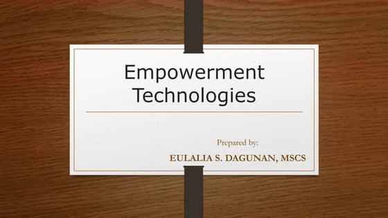 MODULE 1: INTRODUCTION TO INFORMATION AND COMMUNICATION TECHNOLOGY | PPTX