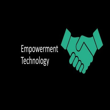 Empowerment-TECHnologies Introduction to ICtpptx | PPTX