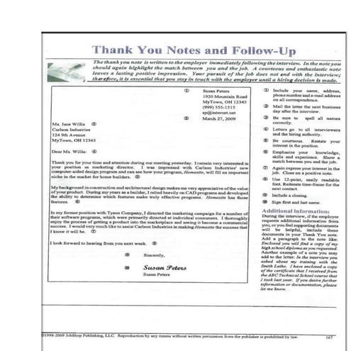 E thank you notes and follow up assessment tool30 | PDF