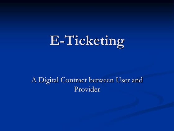 Airticket | PDF