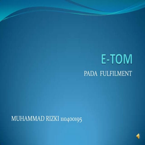 E tom | PPT