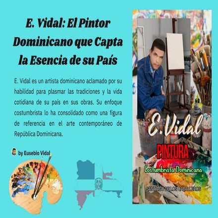 pintor dominicano reconocido por su enfoque en la pintura costumbrista ...