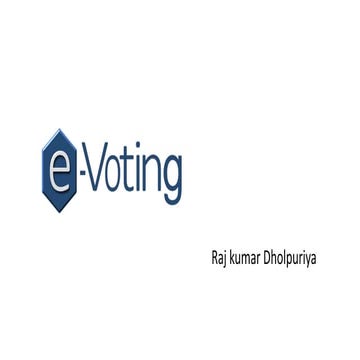 E voting | PPTX