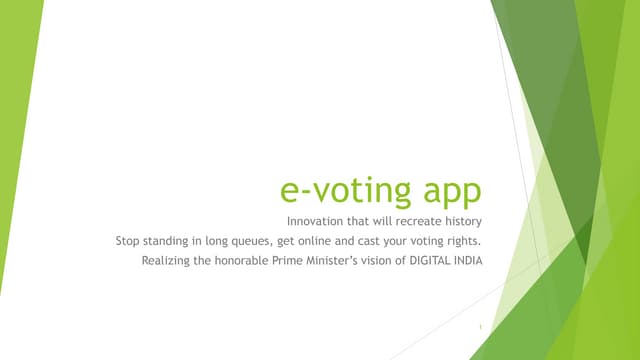 Online voting system project | DOCX