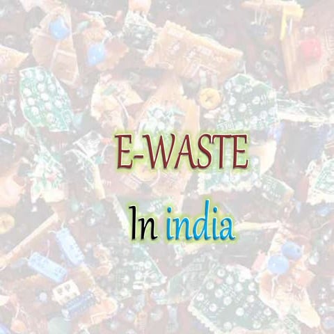 E waste | PPTX