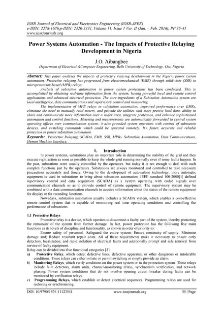 POWER SYSTEM PROTECTION | PPT