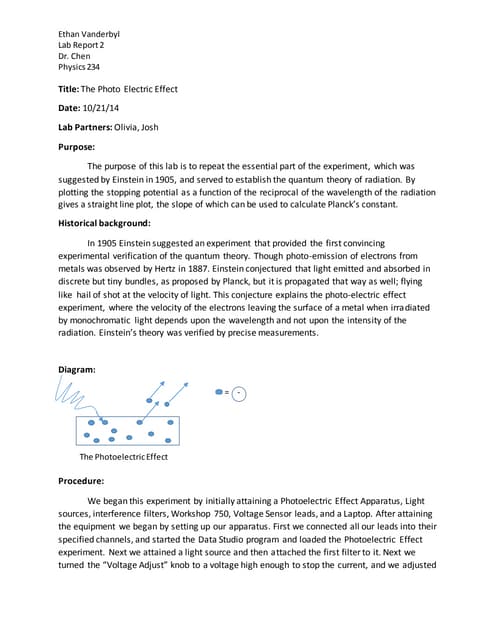 photoelectric effect made by-chinmay jagadev pattanayak | DOCX ...