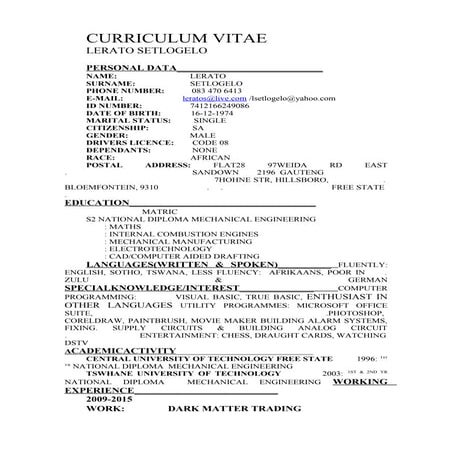 cv | ODT