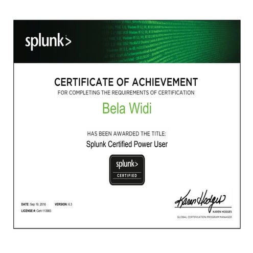 Splunk Power User Certification | PDF