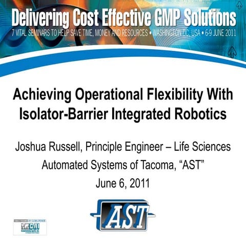 Isolator-Barrier Integrated Robotics | PPTX