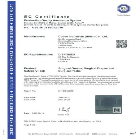 CE Certificate | PDF