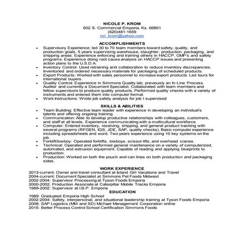 James Tuma Resume | DOC