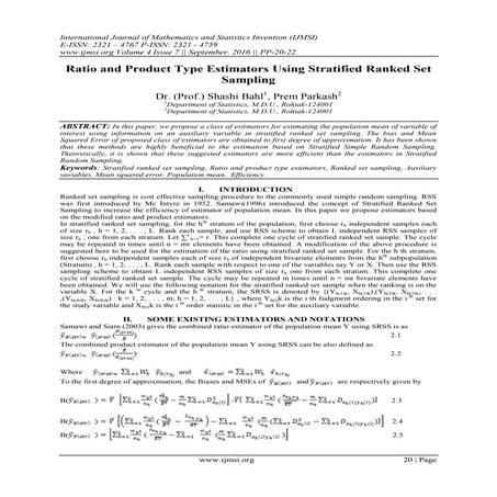 Ratio And Product Type Estimators Using Stratified Ranked Set Sampling