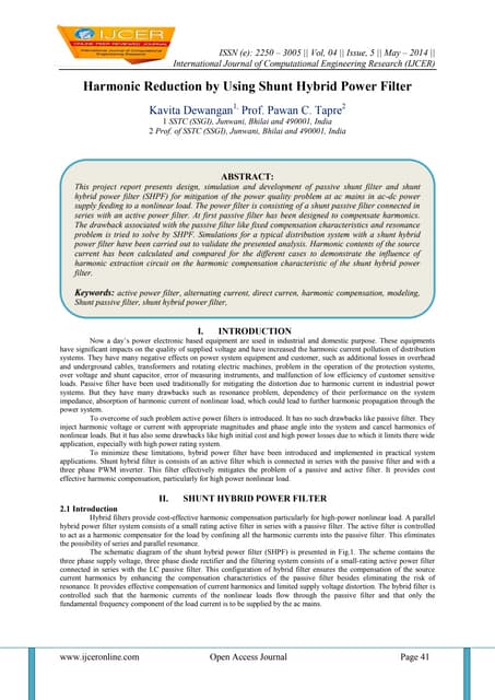 Lcl filter design | PPTX | Consumer Electronics | Technology & Computing