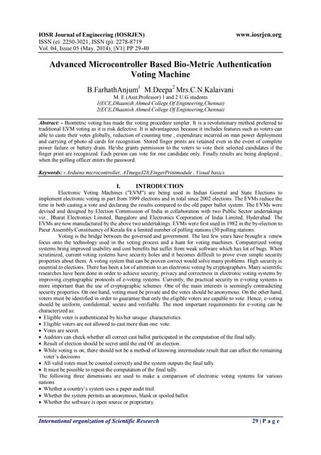 Presentation on evm | PPT