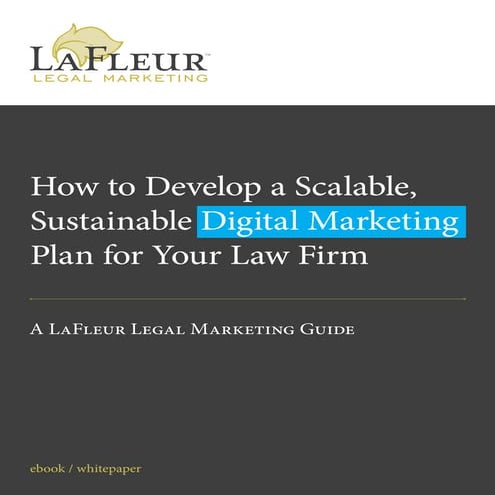 How to Develop a Scalable, Sustainable Digital Marketing Plan for Your ...