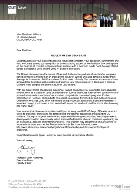 Carleton Acceptance Letter | PDF
