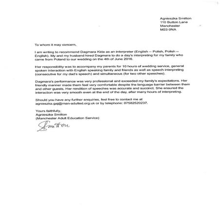 reference letter | PDF