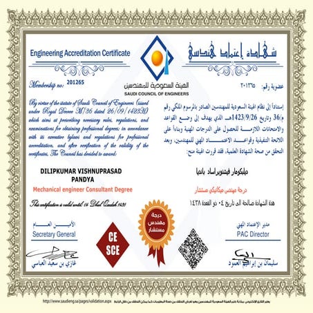 SCE Certificate | PPT