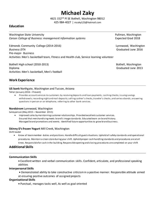 Resume | PDF