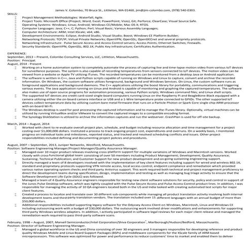 Jim_Colombo_Resume_2016 | PDF