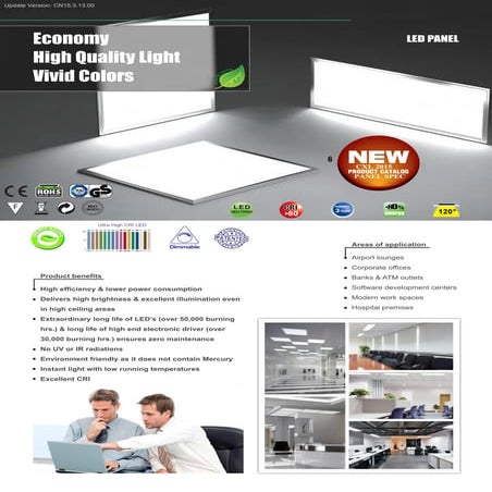 LED Panel Light Catalog list-David wei | PDF