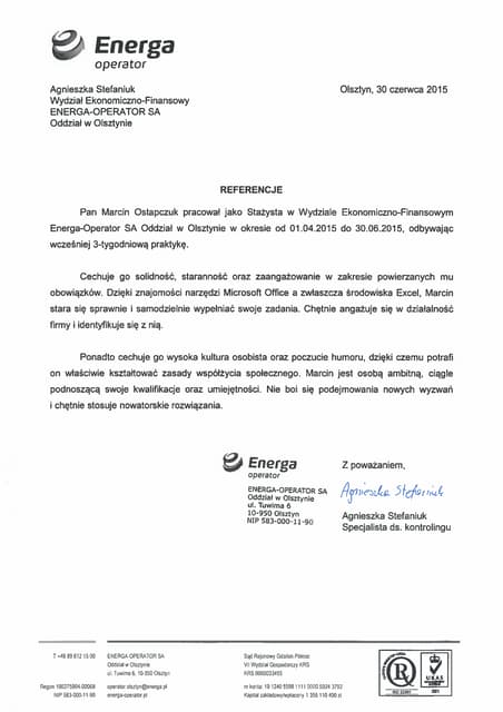 Moderator Certificate | PDF