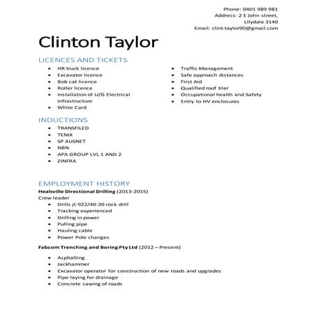 Clinton Taylor | DOCX