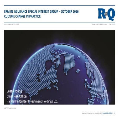 ABC of risk culture. Dr David Hillson | PDF