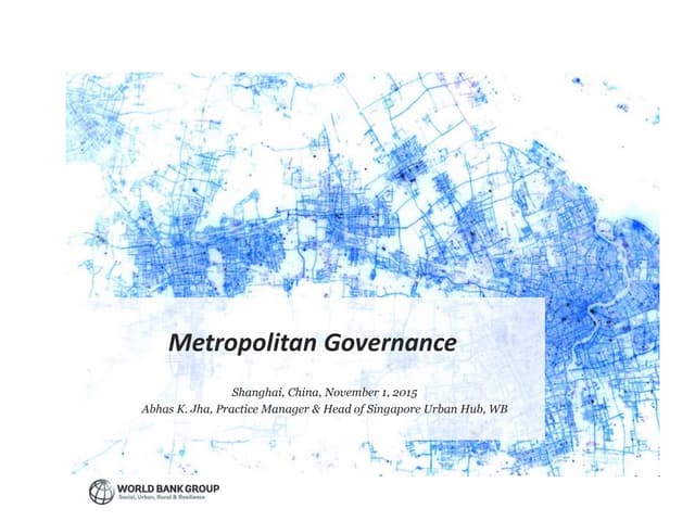 Lecture Presentation on Metro-Governance | PPTX | Developmental Sites ...