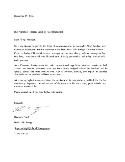 Kelly Services BCBS Letter of Recommendation | PDF | Job Search | Careers
