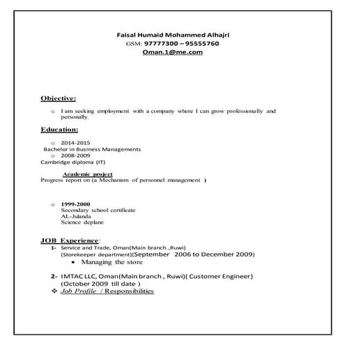 Autonation Responsibilities | PDF