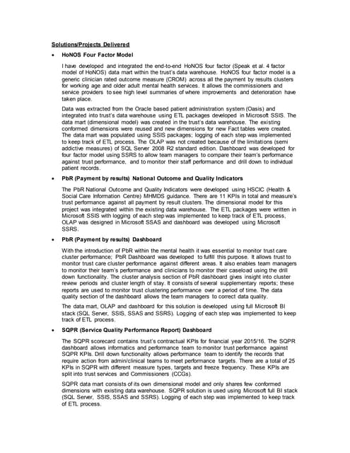 Datix progress report | DOC