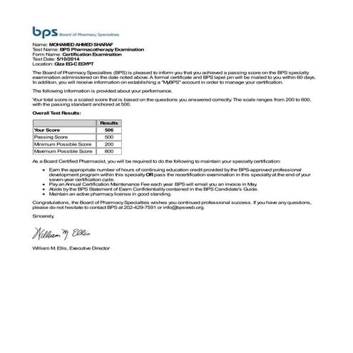 BPS certificate | PDF