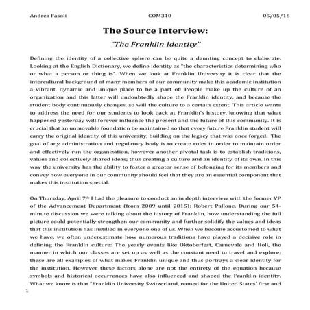 The Source Interview copy | PDF