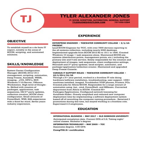 Tyler Jones Resume new | PDF