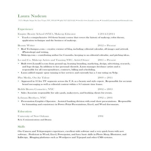 Laura Resume | PDF