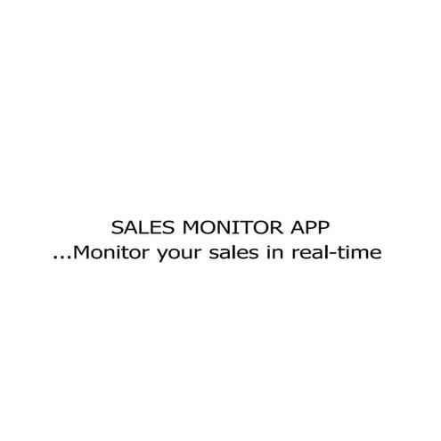 SALESMONITORAPP | PDF