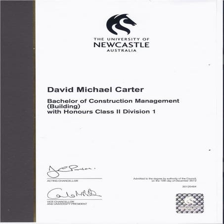 Bachelor of Construction Management | PDF