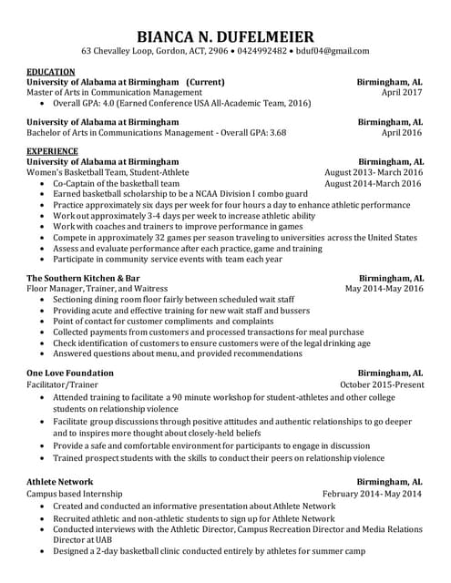 Resume | PDF