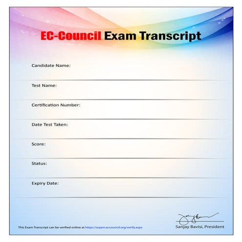 ecc-exam-transcript | PDF