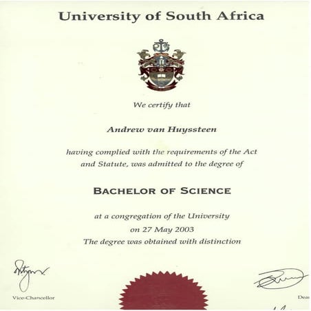 Degree Unisa | PDF