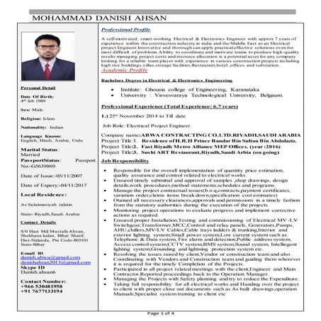 danish resume | DOCX