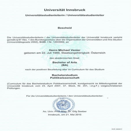 Bachelor's Degree | PDF