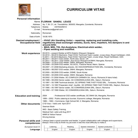 CV Florian Leuce | PDF