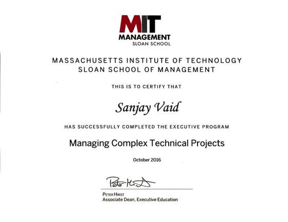 MIT EPGM Certificate | PDF